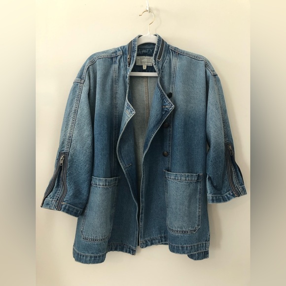 Current/Elliott | Jackets & Coats | Current Elliott Denim Jacket Euc ...